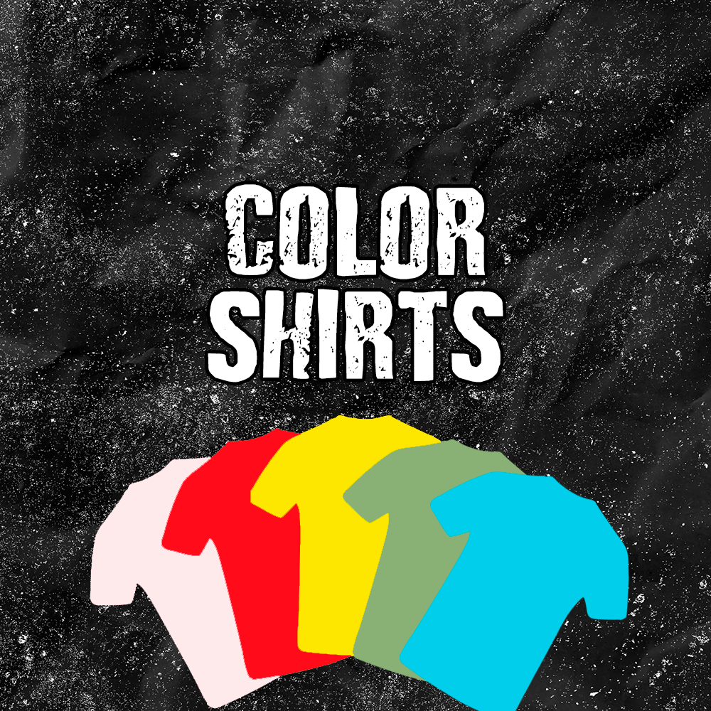 Color T-shirt Variants – Punk With A Camera