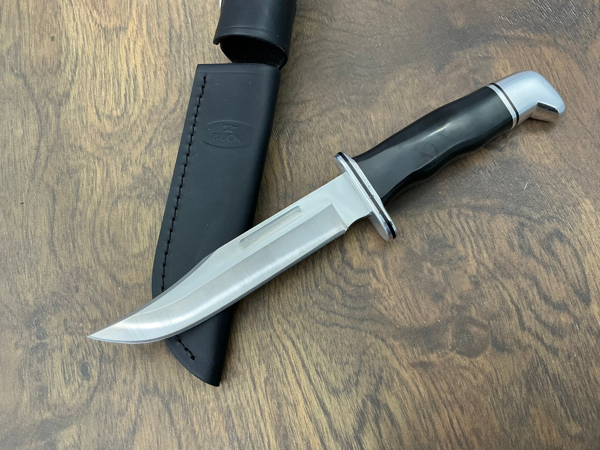 Buck 119 Special - Fixed Blade With Sheath - Laser Engraved – Punk With ...