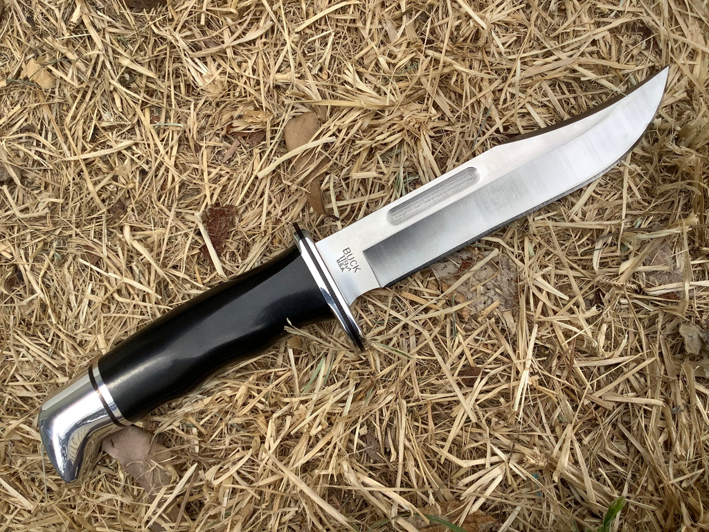 Buck 119 Special - Fixed Blade With Sheath - Laser Engraved – Punk With ...