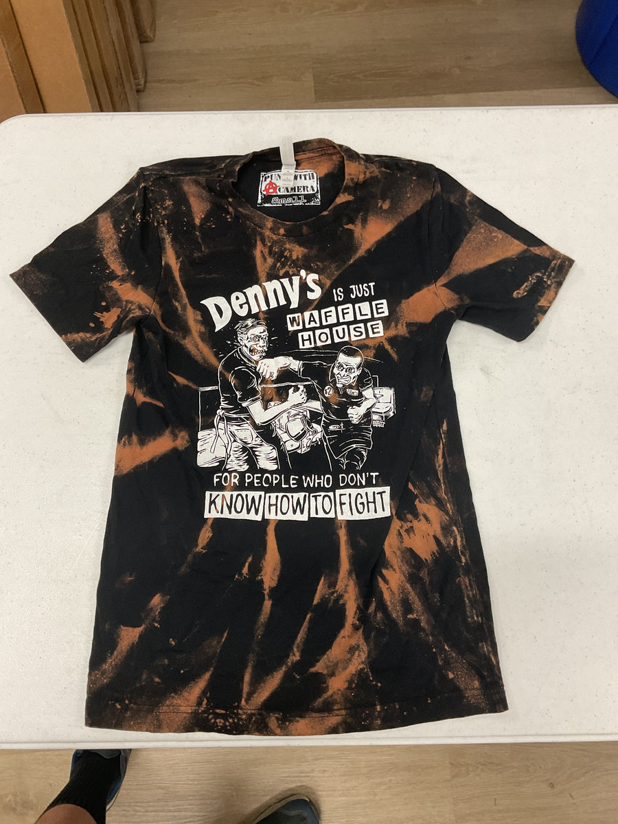 Dennys - Shirt- Small - Bleached – Punk With A Camera