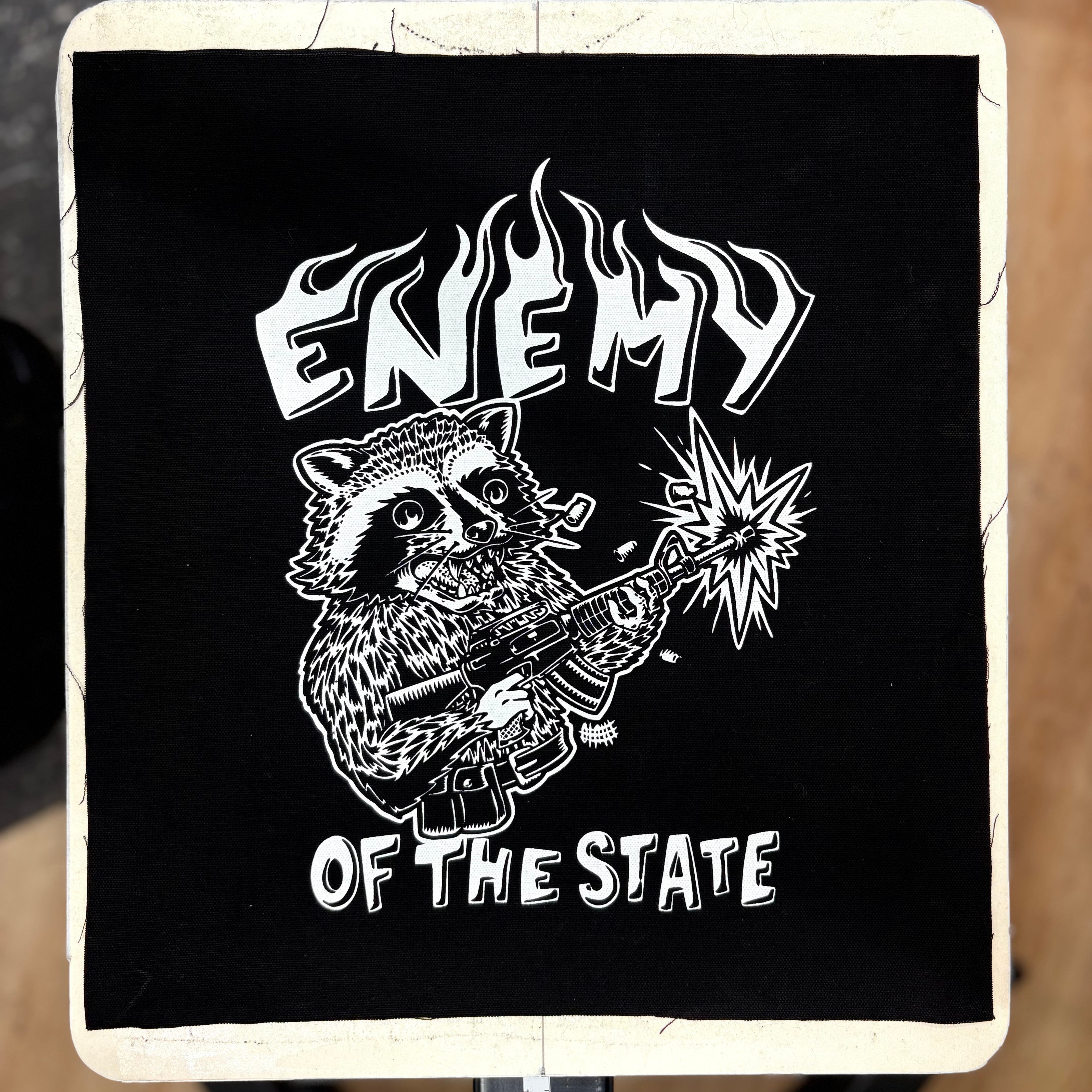 Enemy Of The State - Backpatch – Punk With A Camera