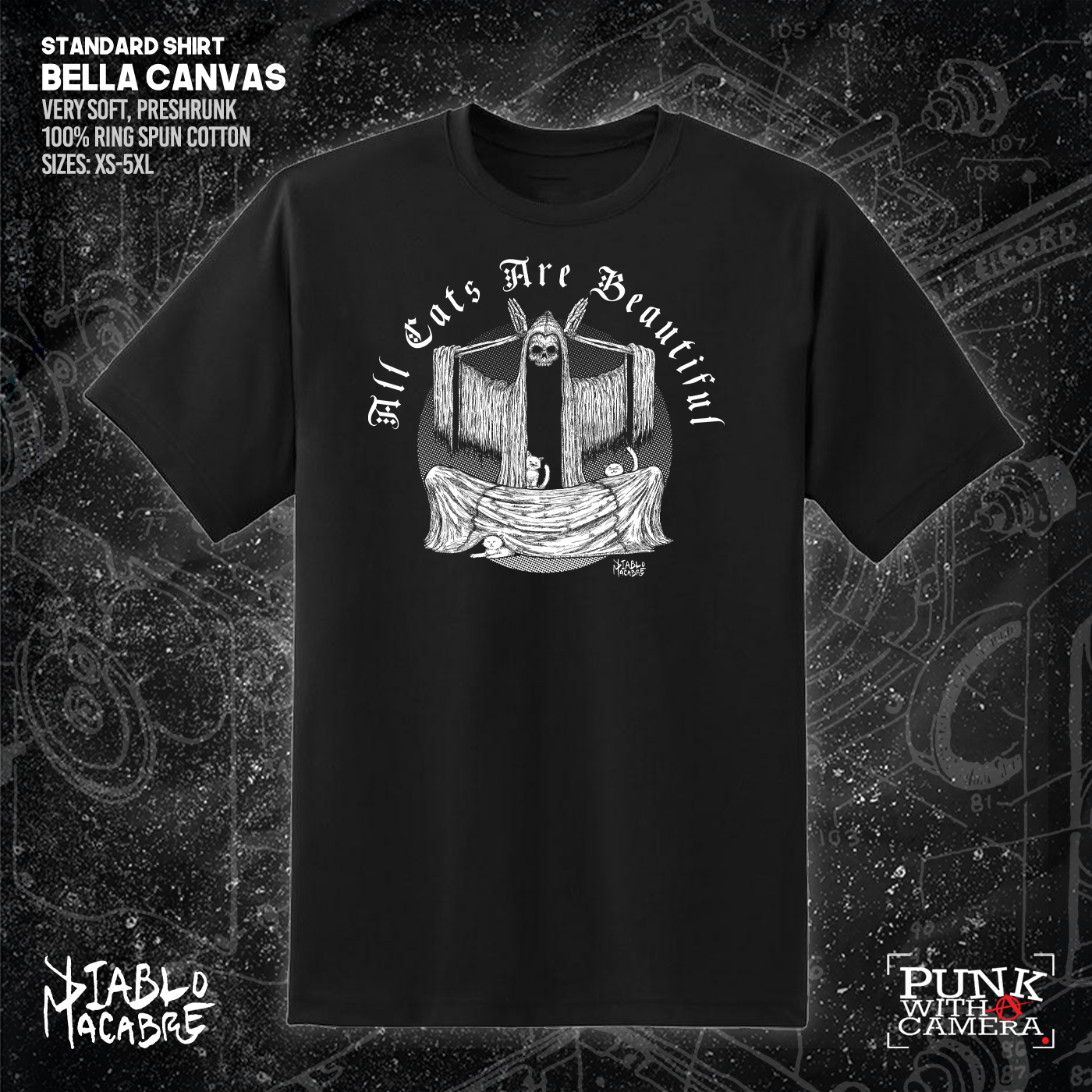 All Cats Are Beautiful - Skull - Diablo Macabre – Punk With A Camera
