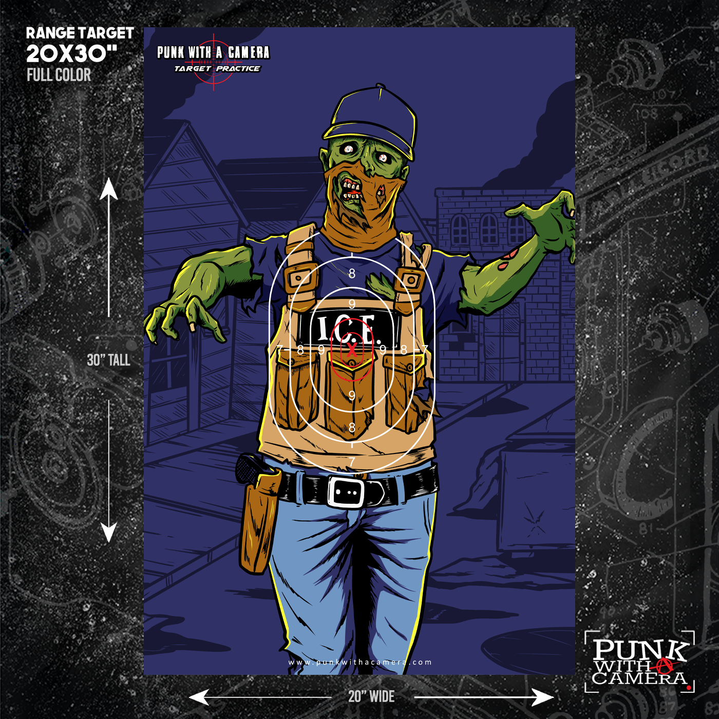 Zombie Gestapo - Gun Range Target – Punk With A Camera